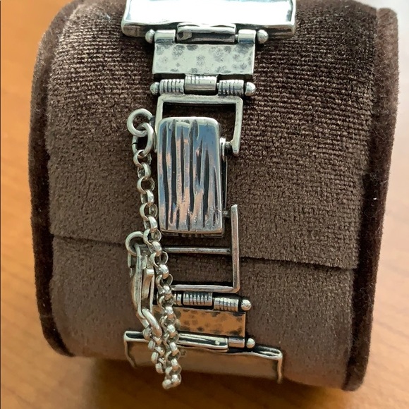 Silpada | Accessories | Silpada 925 Hammered Square Link Watch | Poshmark